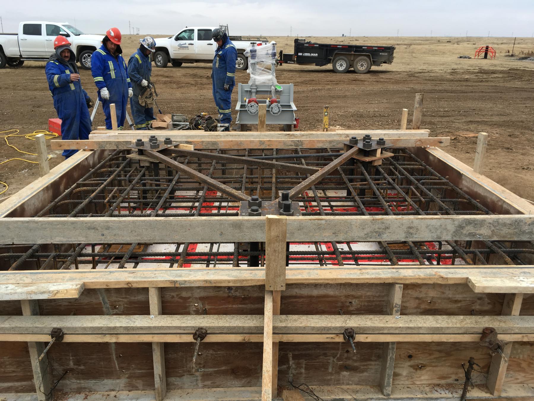 Industrial Concrete Cribbing | Pierre's Concrete